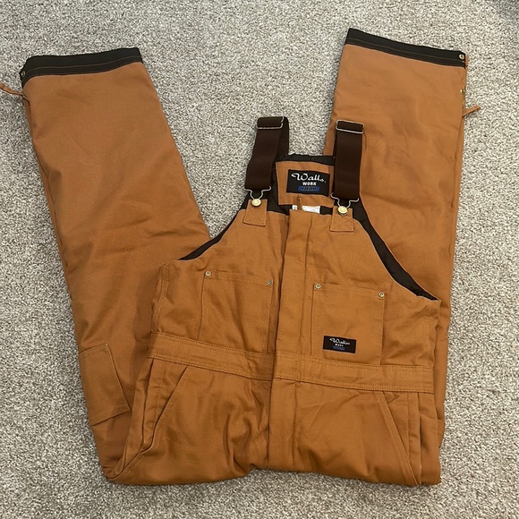 Walls | Pants | Walls Work Wear Quiltedinsulated Duck Canvas Bib ...